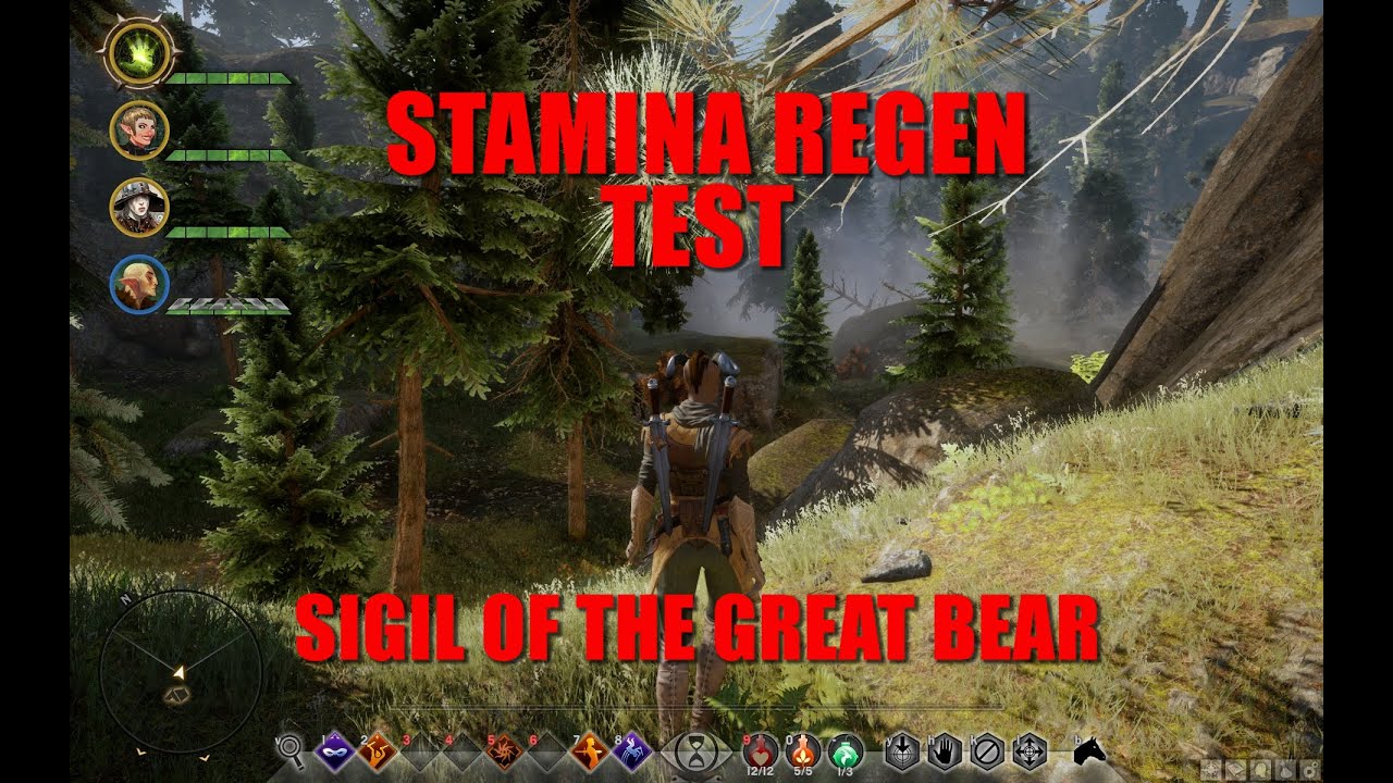 Sigil Of The Great Bear Stamina Regen Test HD Dragon Age sigil-of-the-great-bear-stamina-regen-test-hd-dragon-age
