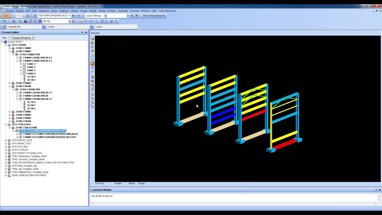 Tekla Structures PDMS Interoperability - YouTube