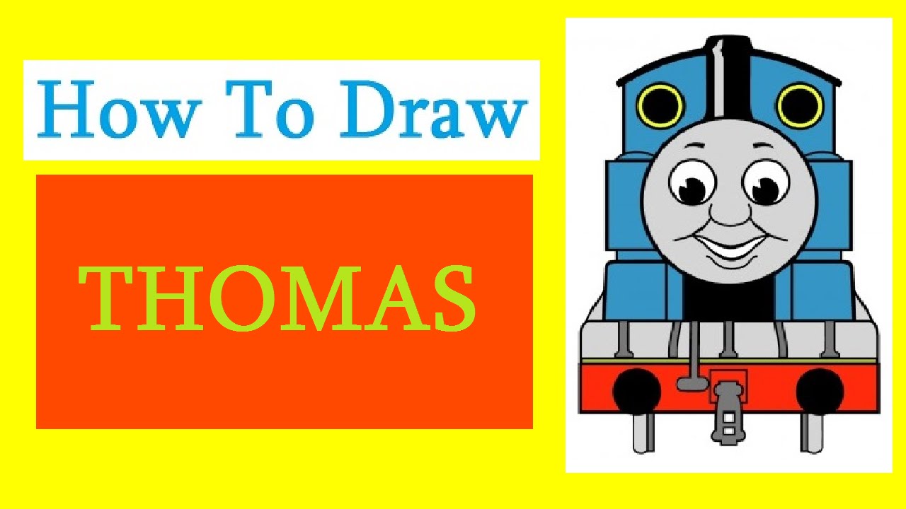 How to Draw a Thomas / Как нарисовать Томаса - YouTube