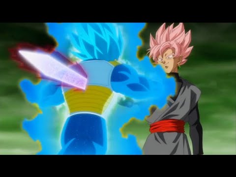 GOKU BLACK VS VEGETA ( ENGLISH DUB ) | #vegeta #gokublack