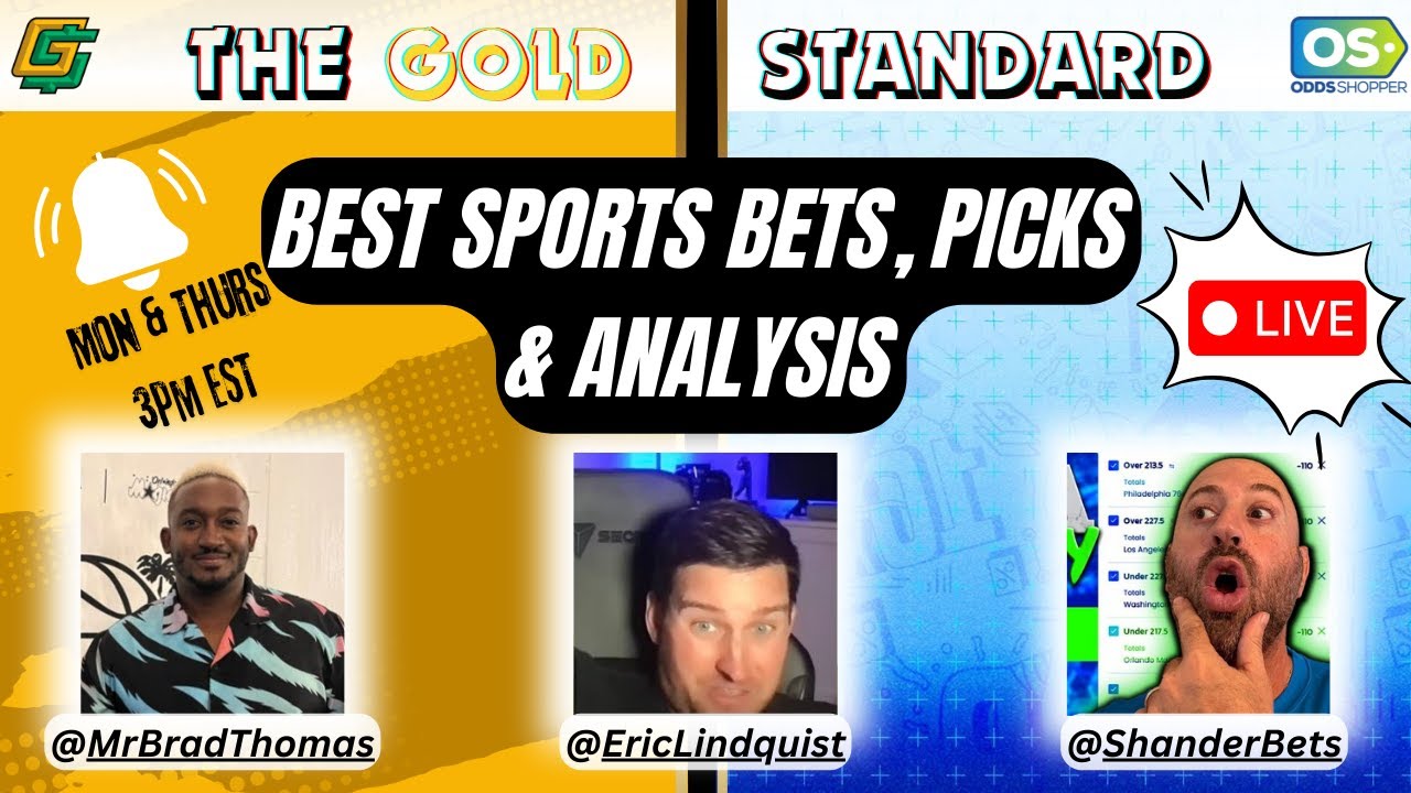 BEST SPORTS PICKS TODAY | 9/19/24 | Gold Standard | OddsShopper x ...