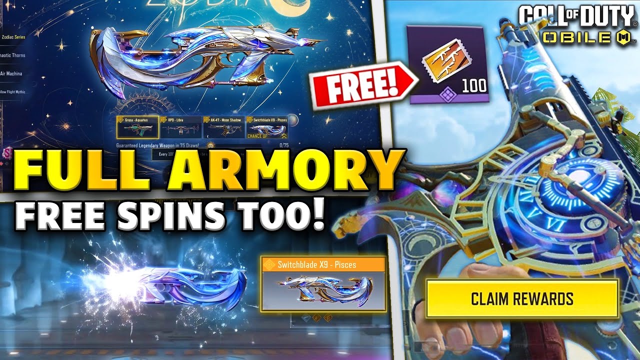 *NEW* FREE LEGENDARY Gun Skins in CODM! + Zodiac Series Armory in COD ...