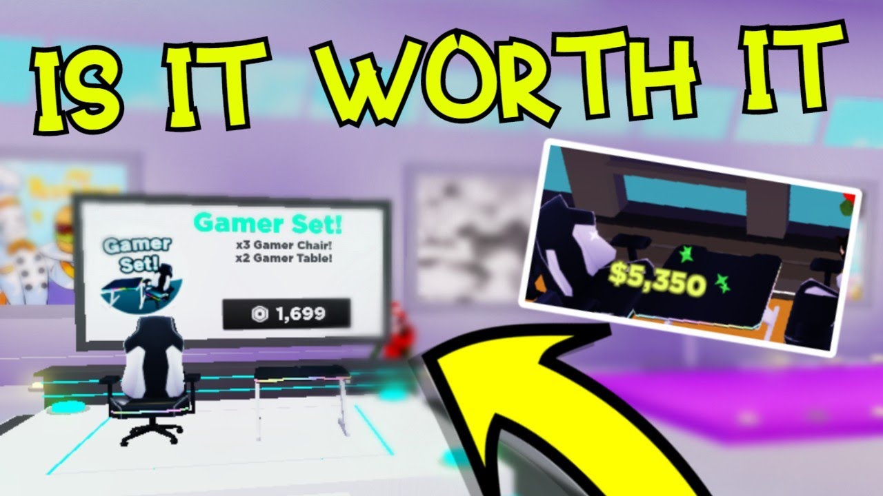 Are The Youtuber Gaming Tables and Chairs Worth it (Roblox My ...