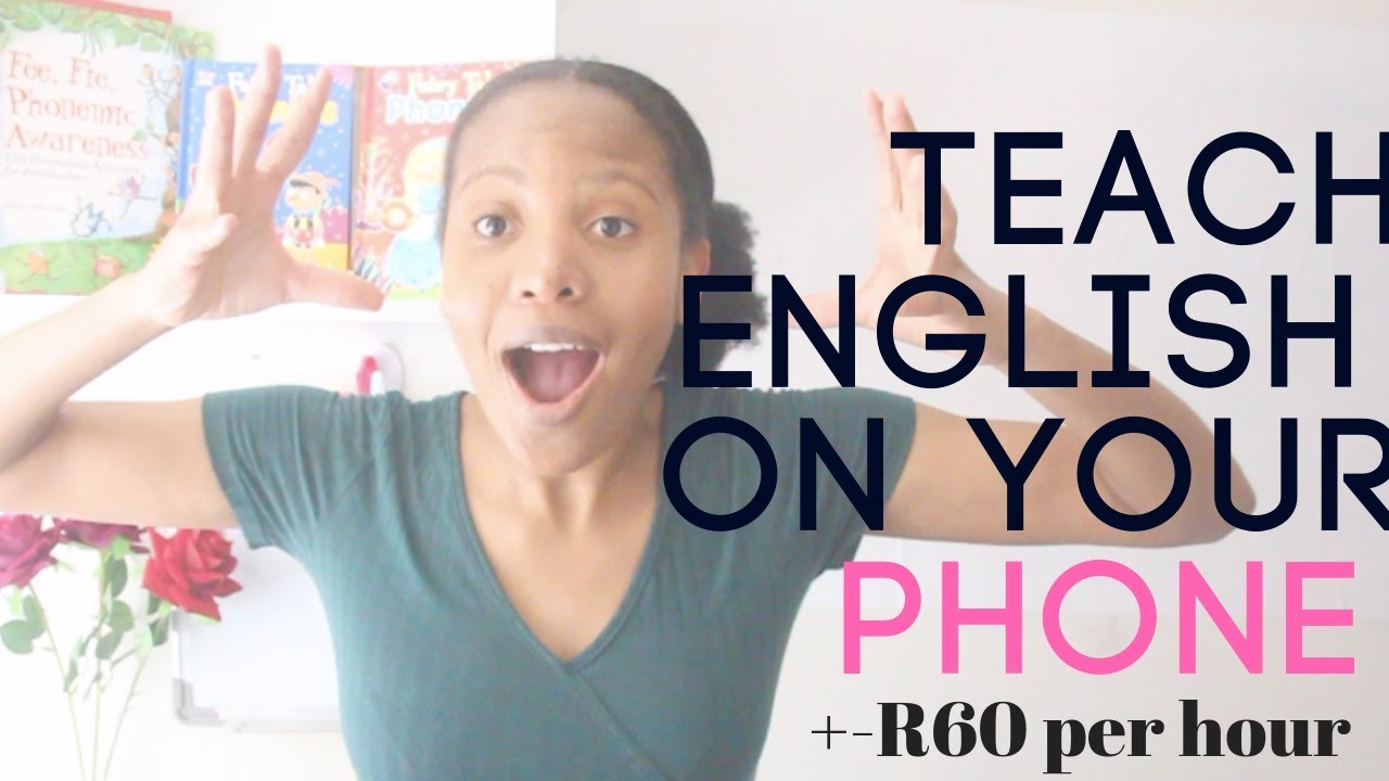 Teach English on your phone - YouTube
