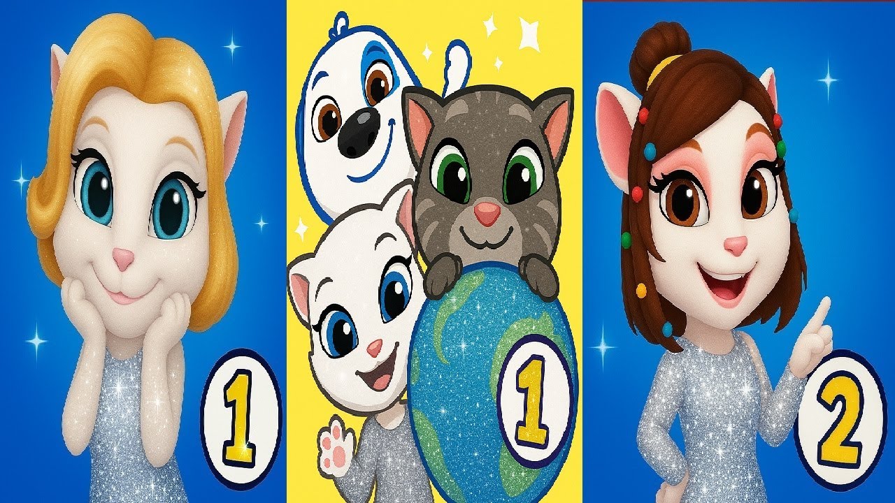 Talking Tom & Friends: World VS My Talking Angela 1 VS My Talking ...