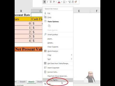 Excel Pro Tips and Tricks - Name Cells in Microsoft Excel - YouTube