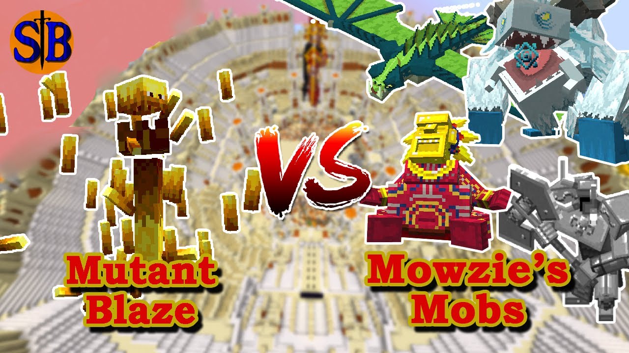 Mutant Blaze (Mutant More) vs Mowzie's Mobs | Minecraft Mobs Battle ...