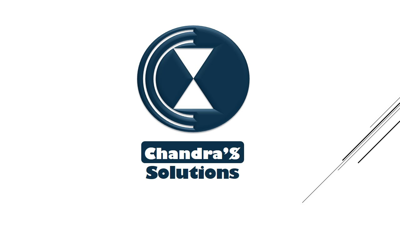 Chandra'$ Solutions Intro - YouTube