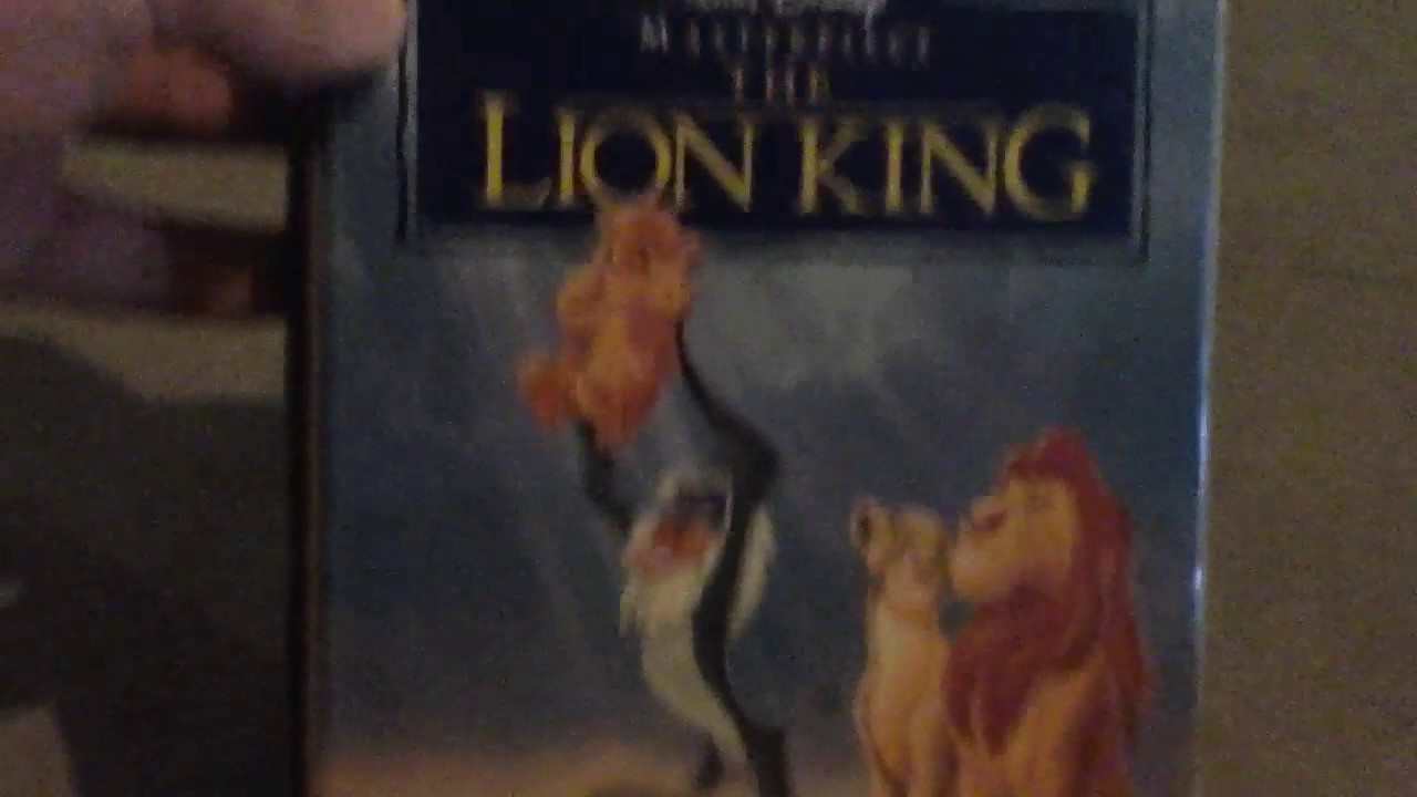 My VHS collection part 1 (Clamshells Walt Disney masterpiece collection ...
