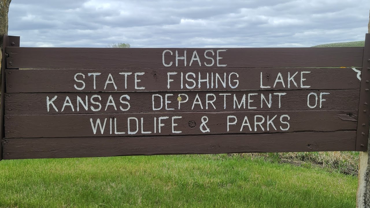 04-30-2022, Driving To & Around Chase State Fishing Lake In Kansas ...