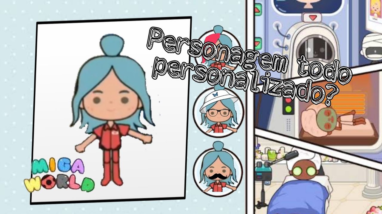 Como personalizar o seu personagem no Miga World - YouTube