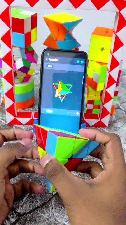 Pyraminx Cube solved by app📲🗿😱 - YouTube