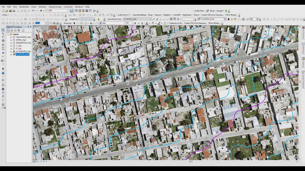 Restitución Fotogramétrica escala 1:1000 - YouTube