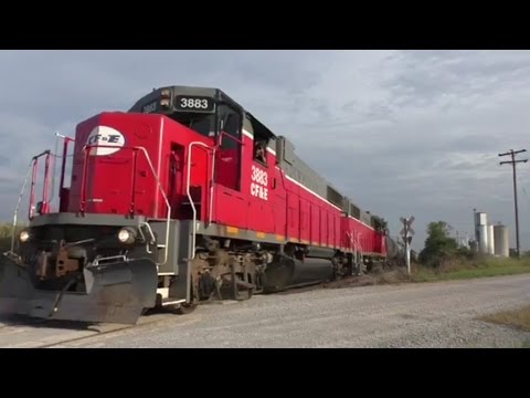 MNAR 3898 E-stop, IORY 4032 highball, CF&E 3883 FWDC - YouTube