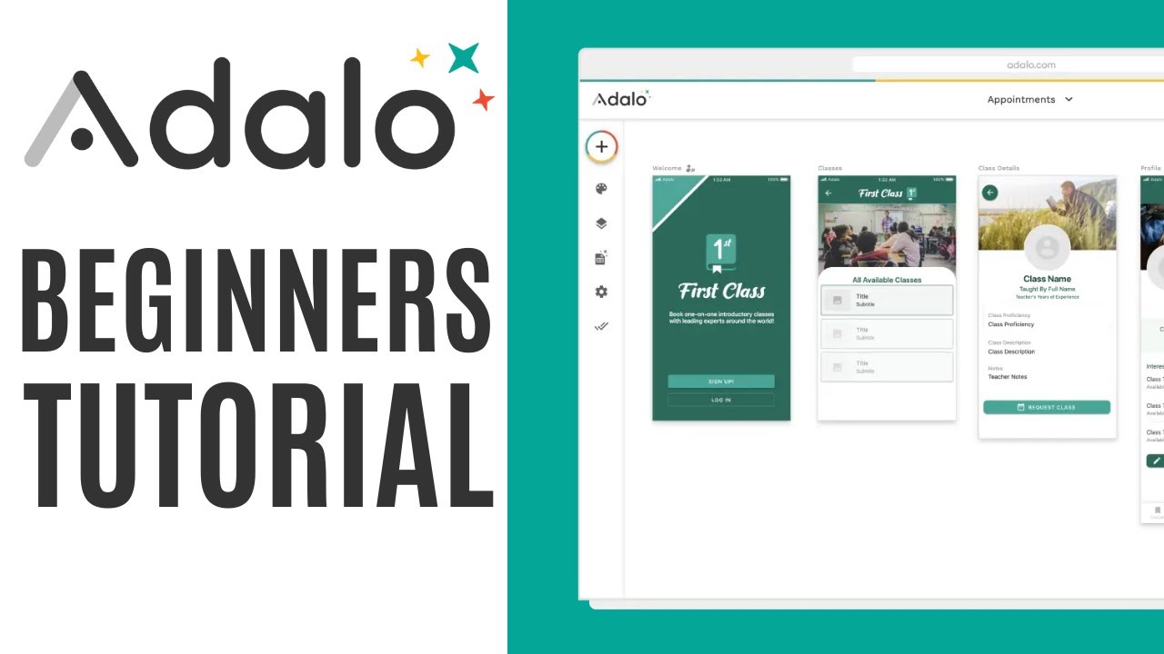 Adalo Tutorial How To Build An App Without Coding For Beginners