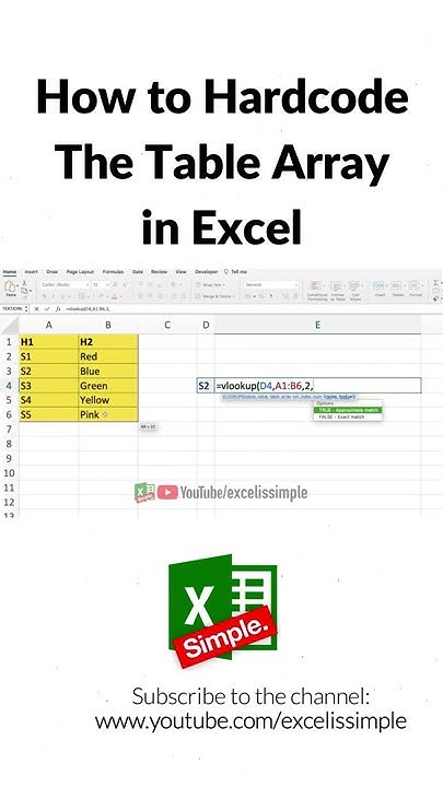 "Learn How to Hardcode a Table Array & Erase the Evidence!" - YouTube