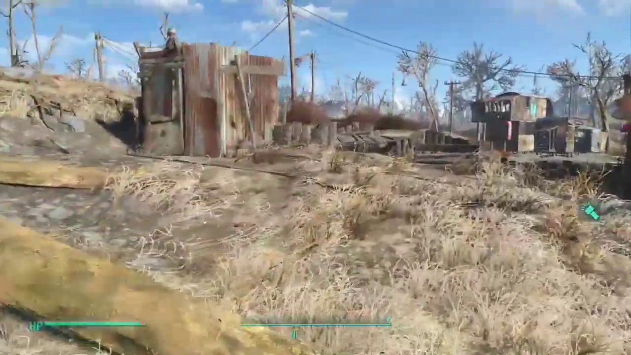 Fallout 4 settlement at Red Rocket Truck Stop - YouTube