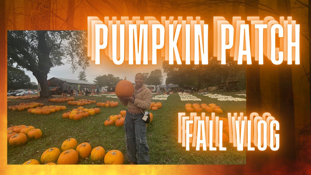 pumpkin patch | fall vlog - YouTube