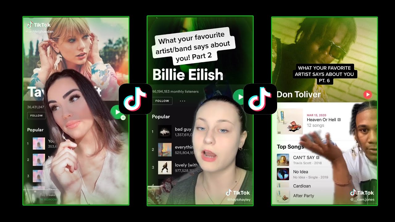 What Your favourite artist says about you (TIK TOK TREND) - YouTube