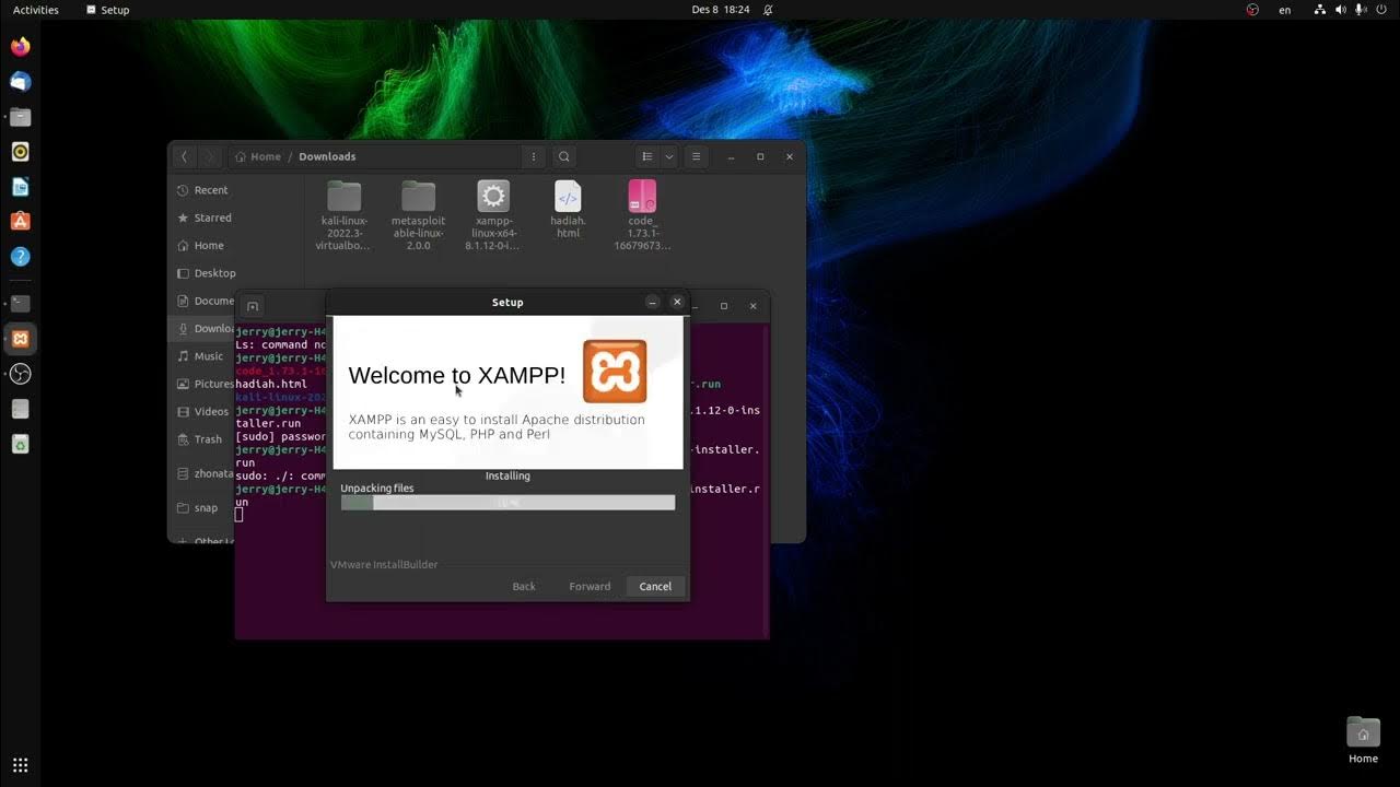 Cara Install XAMPP Di Linux Ubuntu 22.04 - YouTube