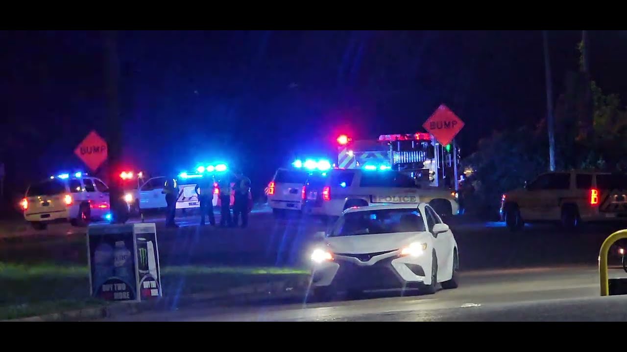 Car hits bridge, Oxford, Alabama. - YouTube