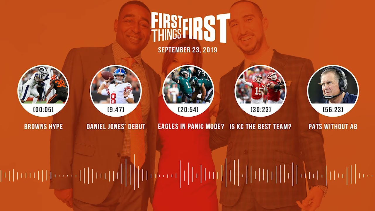 First Things First Audio Podcast (9.23.19)Cris Carter, Nick Wright ...