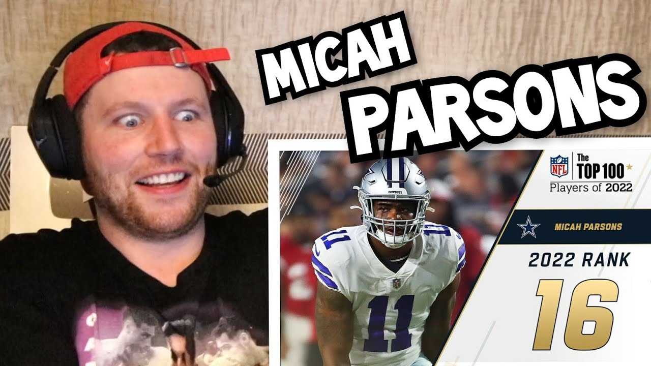 Rugby Player Reacts to MICAH PARSONS (Dallas Cowboys, LB) #16 NFL Top ...