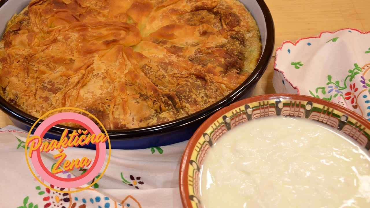 Praktična žena – Katmer pita - YouTube