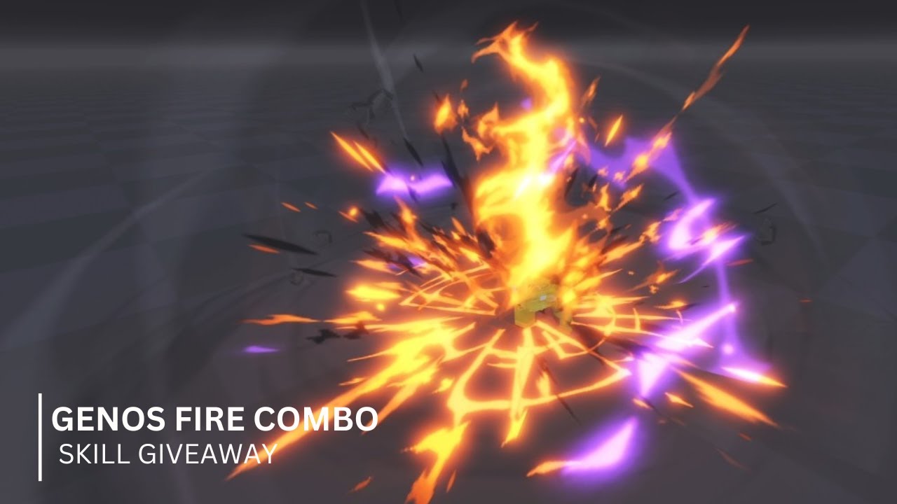 Genos Fire Combo - Roblox GIVEAWAY - YouTube