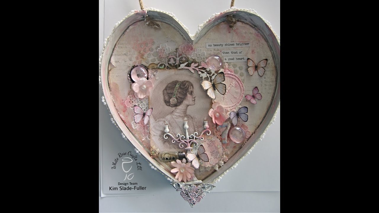 "Captured Heart" White Rose Crafts DT Project - YouTube