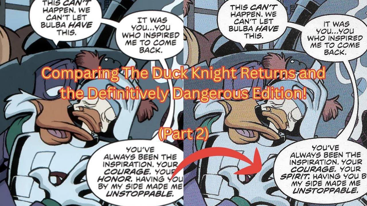 Darkwing Duck - Comparing The Duck Knight Returns and the Definitively ...