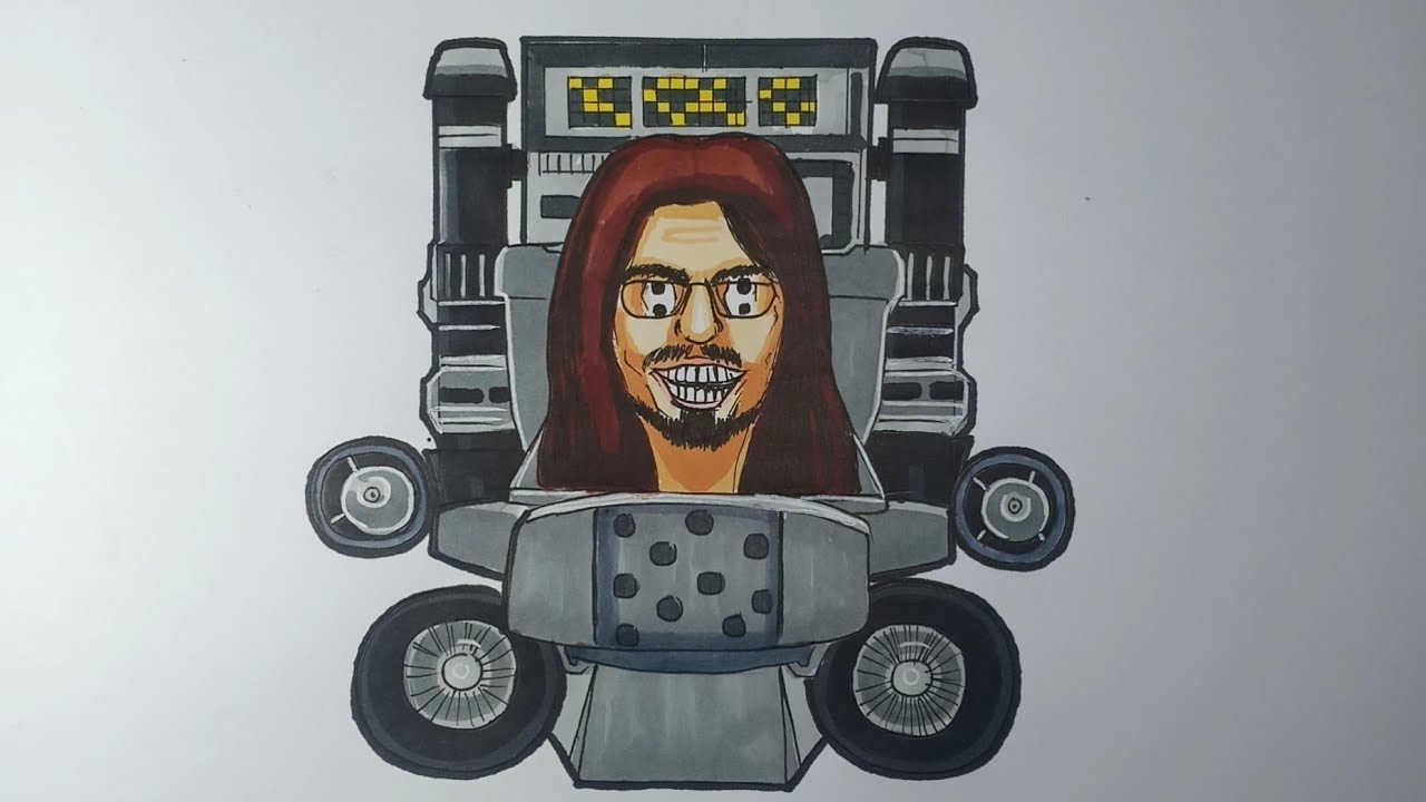 How To Draw Geeky Jesus in Skibidi Toilet 61 - YouTube