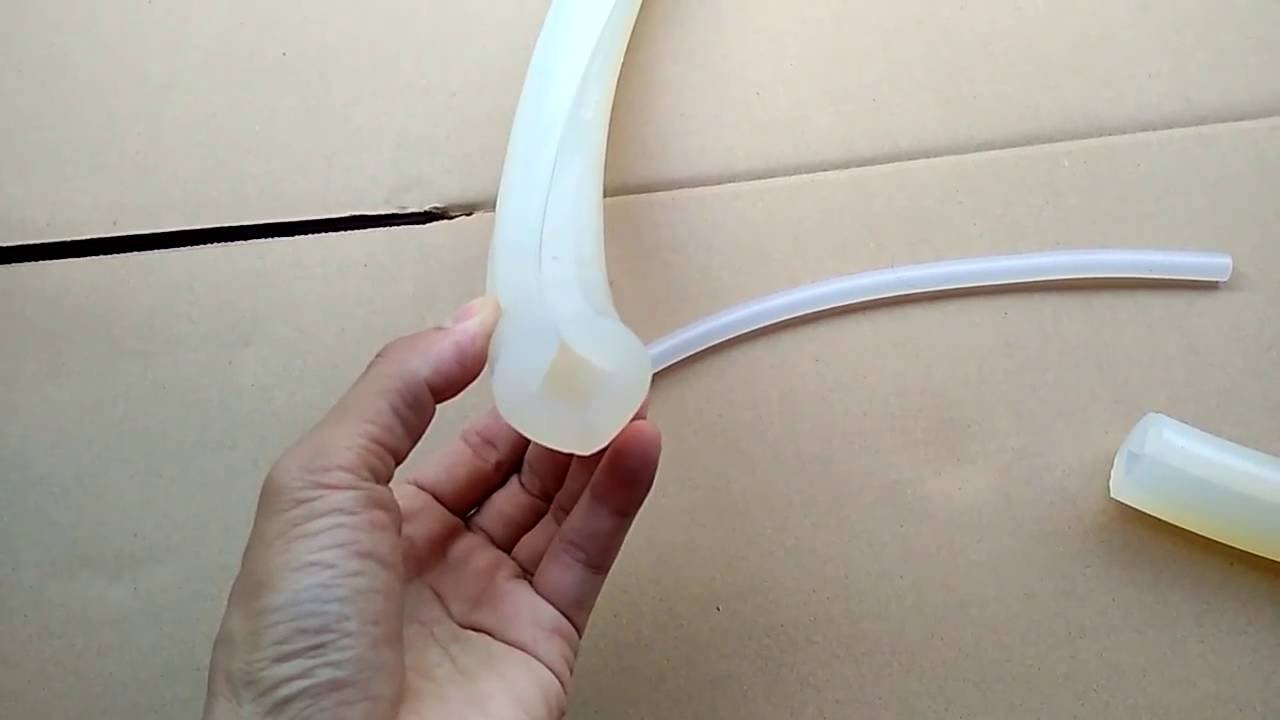 c string c tube c profile assembled in glass edges for vacuuming - YouTube