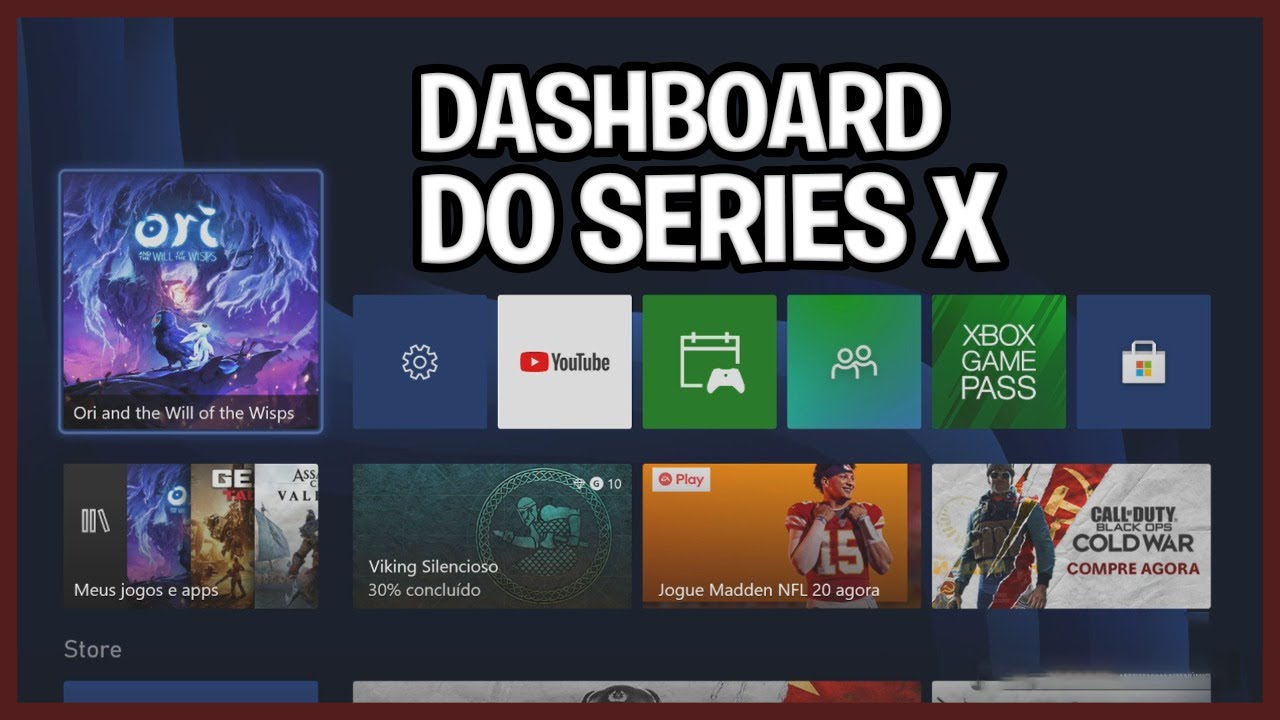 XBOX SERIES X - Mostrando A Interface e Suas Configurações!! - YouTube