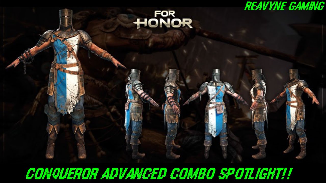 For Honor - Conqueror Can Feint!!! Advanced Combo Breakdown!! - YouTube