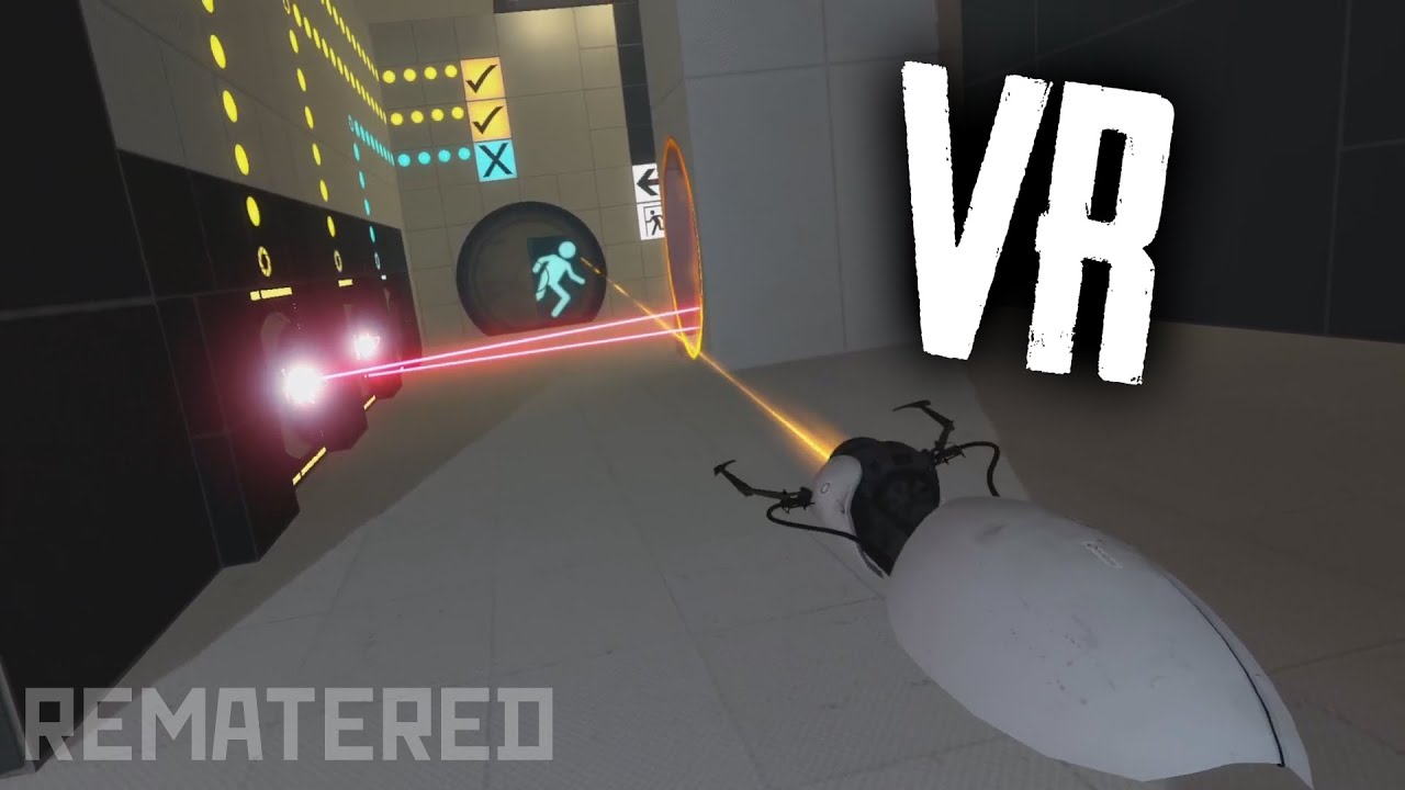 guys my test chamber in VR *REMASTERED* - YouTube