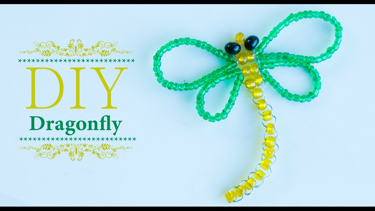How To Make Easy Beaded Dragonfly LIB LULA Roome Decoration Items how-to-make-easy-beaded-dragonfly-lib-lula-roome-decoration-items