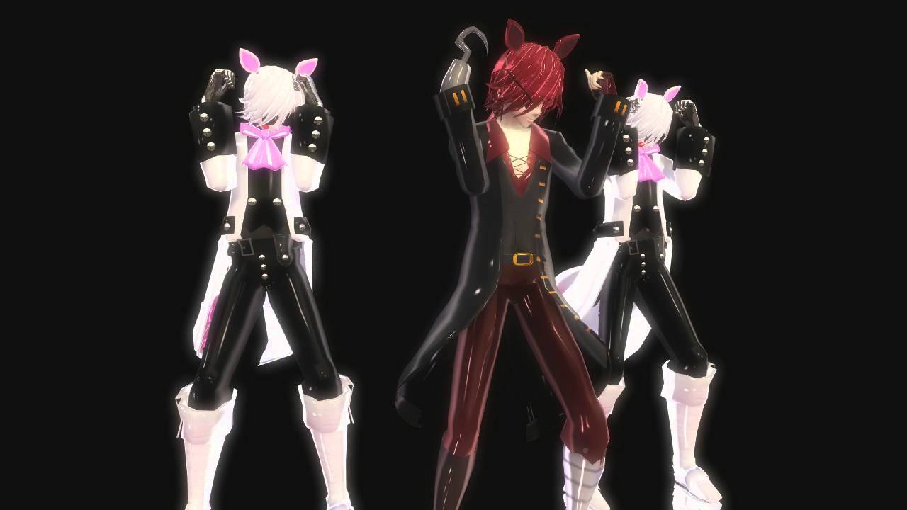 [MMD x FNaF] Gangnam style [Foxy and Male Mangle @InSaNeTy@] - YouTube