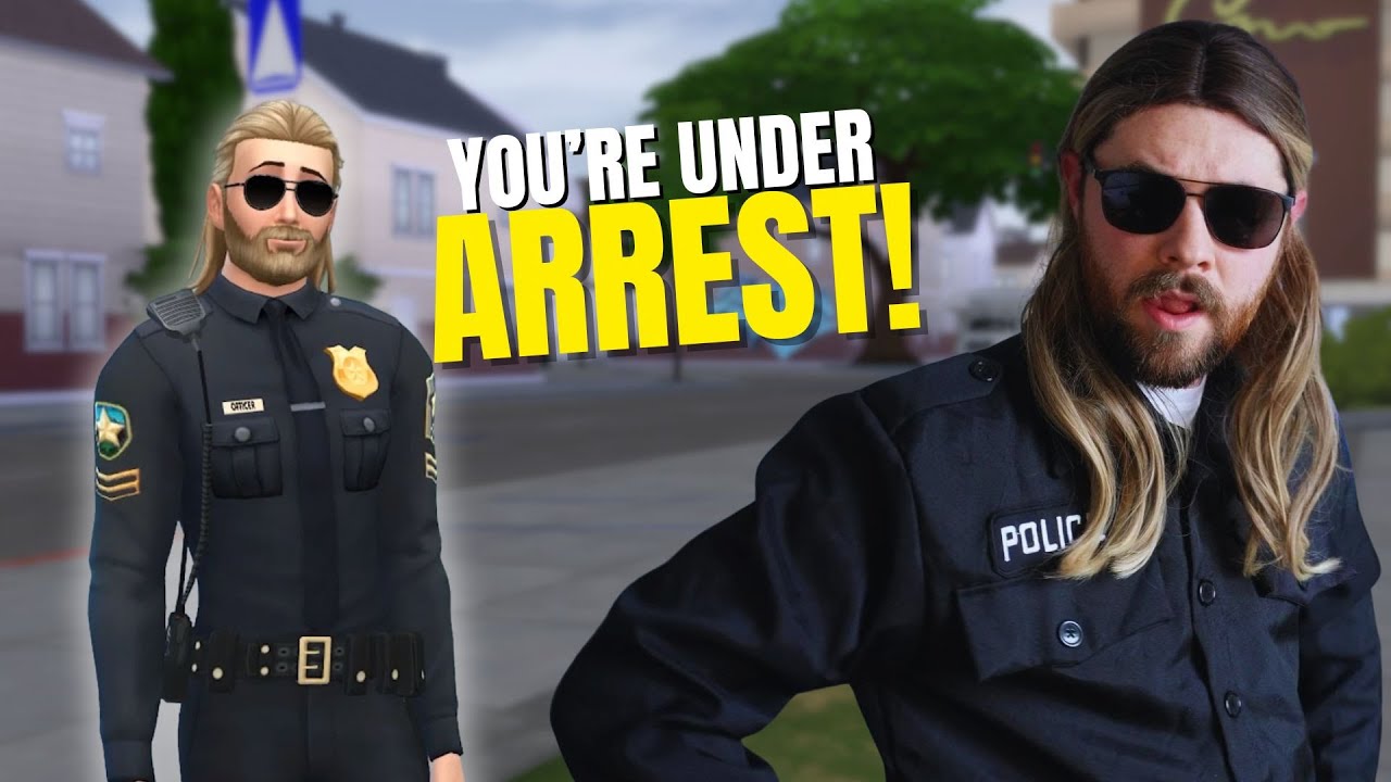 I'm a Cop in the Sims 4 - YouTube