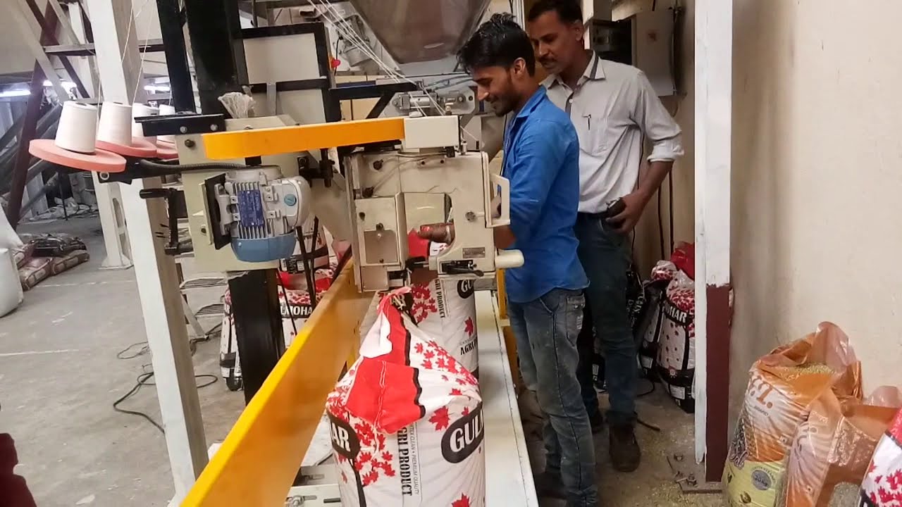 Packing & Stitching Machine - YouTube
