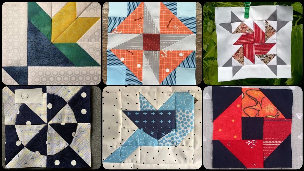 New patchwork simple block pattern quilt @pop-upfashion6327 - YouTube