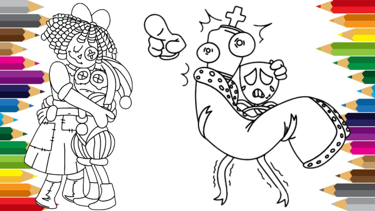 The Amazing Digital Circus Episode 2 Coloring Pages New / How to Color ...