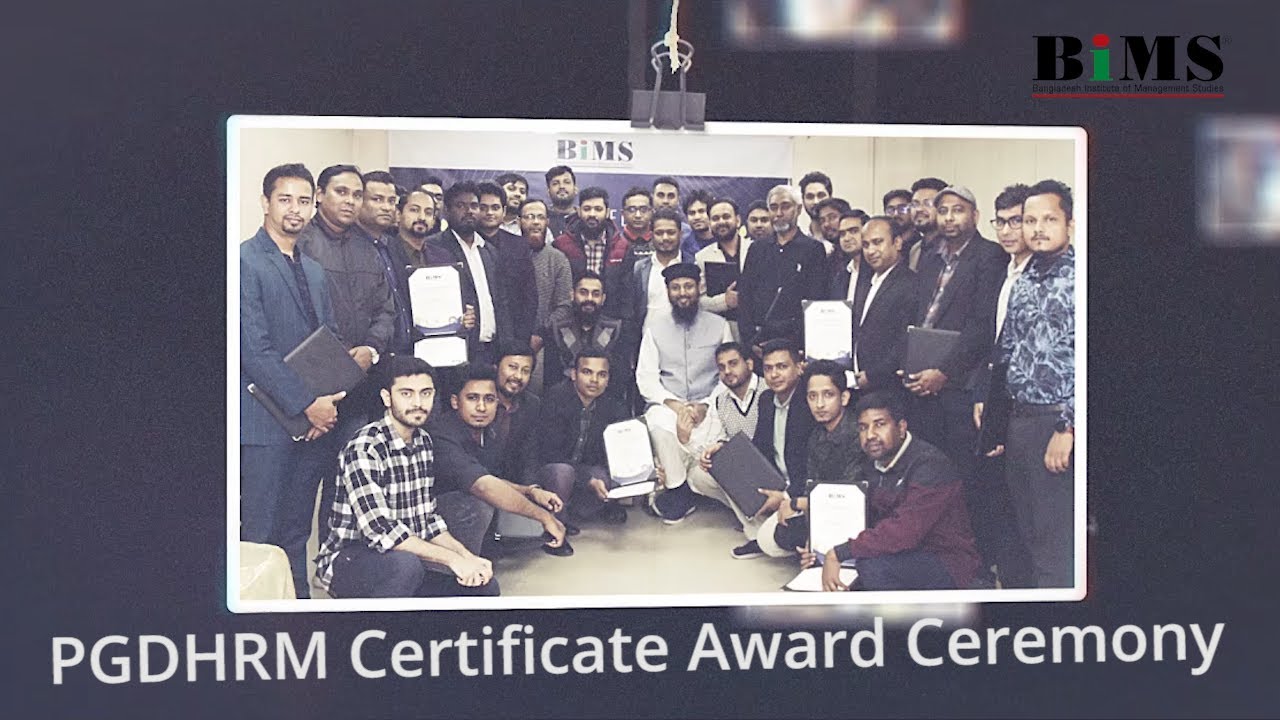 PGDHRM Certificate Award Ceremony - YouTube