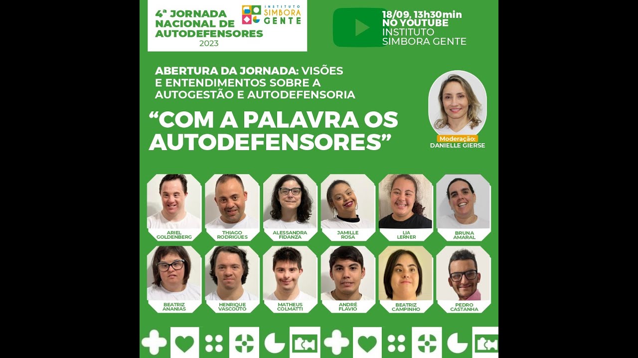 ABERTURA DA 4ª JORNADA NACIONAL DE AUTO DEFENSORES - YouTube