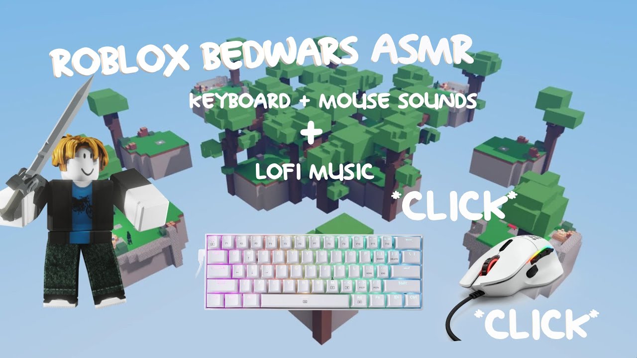 Roblox Bedwars ASMR Gameplay (Glorious Model I and Keyboard Sounds ...