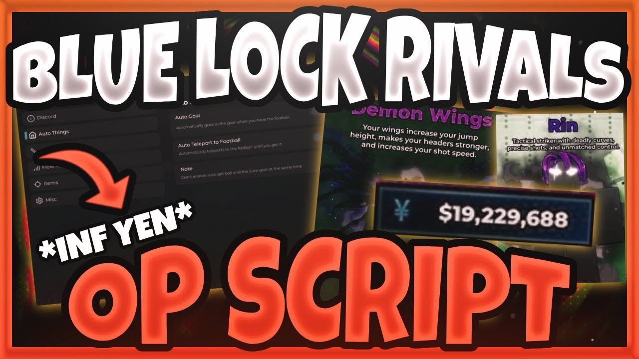 🔥 BEST Blue Lock: Rivals Script (2025) – FREE Yukimiya, Infinite Spins ...