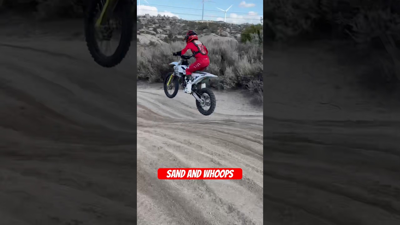 Sand and whoops! Don’t forget to squeeze, heels down and elbows out ...