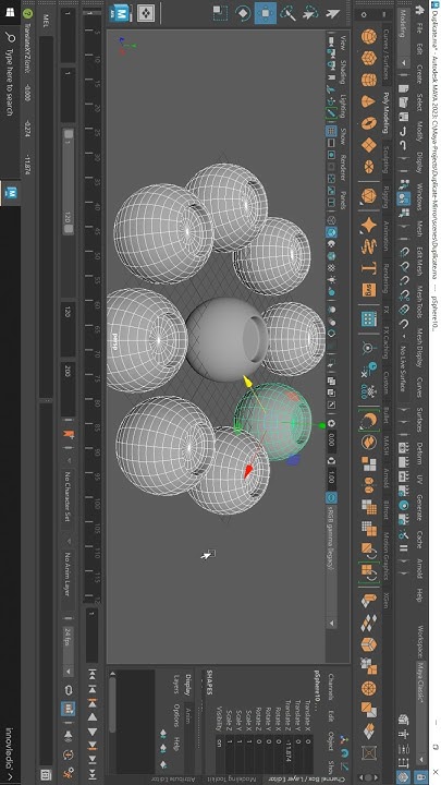 Maya Course | Duplicate Special - Impact of Axis Orientation in Maya - YouTube