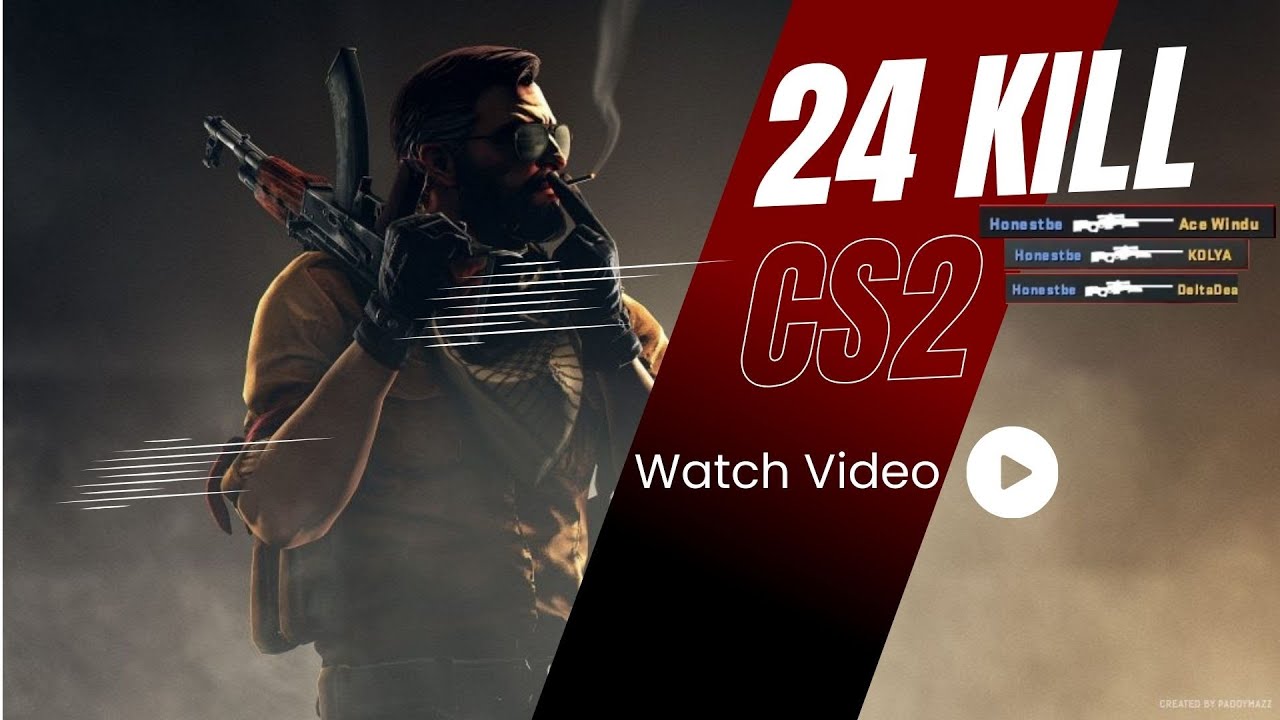 24 KILL CS2 DUST2 COMPETITIVE RANKED POV GAMEPLAY - YouTube