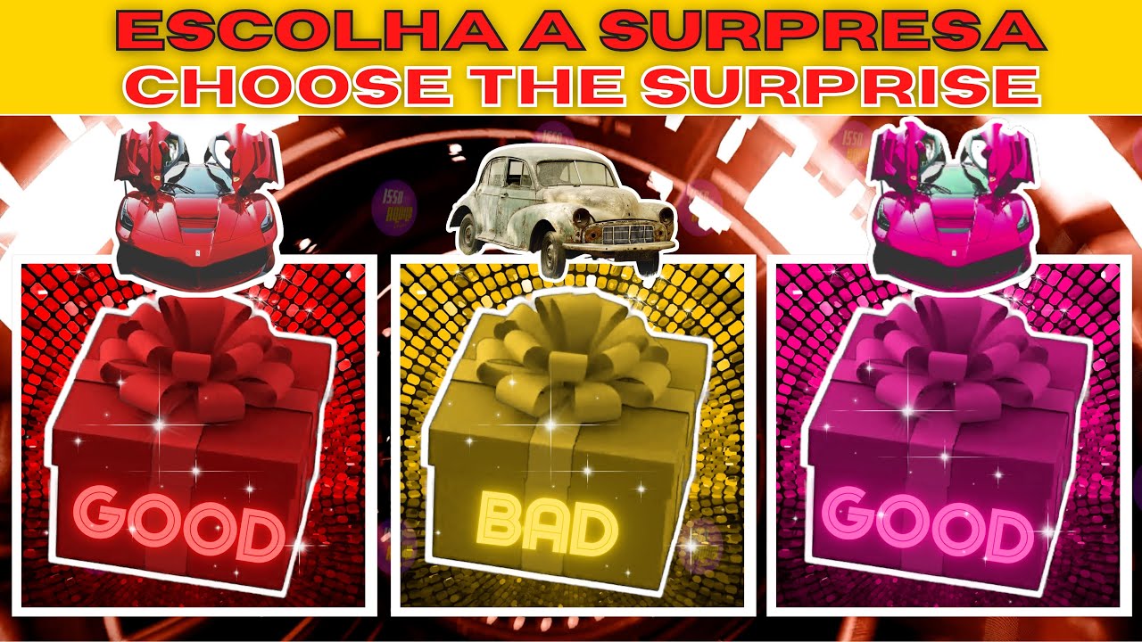 CHOOSE YOUR GIFT BEWARE OF THE WRONG GIFT 5🎁ESCOLHA O SEU PRESENTE 🎁 ...